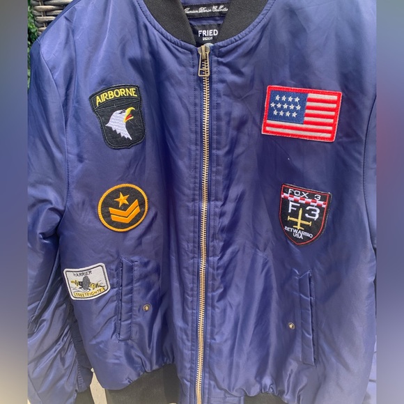 NWT Fried Denim | Jackets & Coats | Nwt Fried Denim Bomber Jacket ...